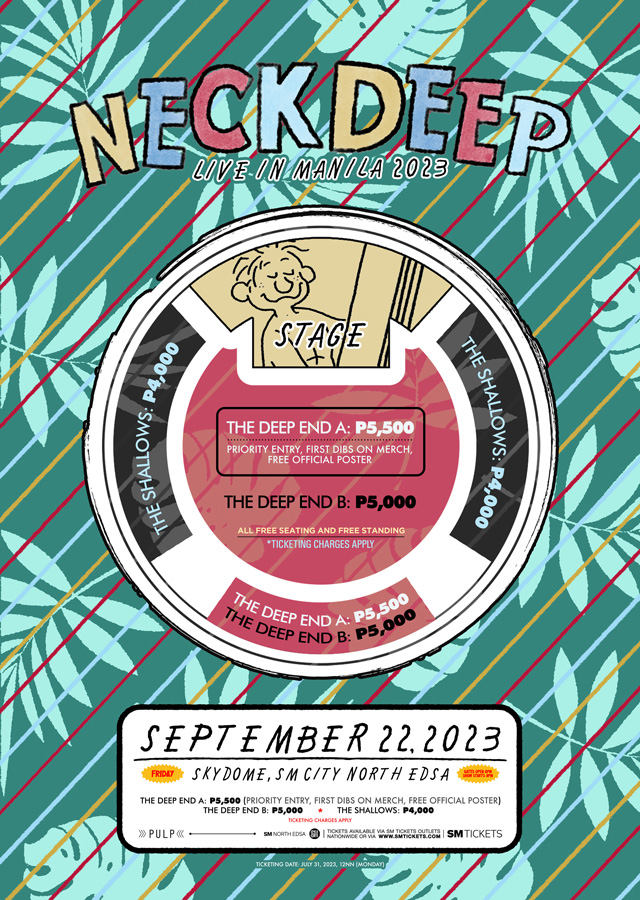 Selling 1 ticket for Neck Deep Live in Manila, Deep End B. : r ...